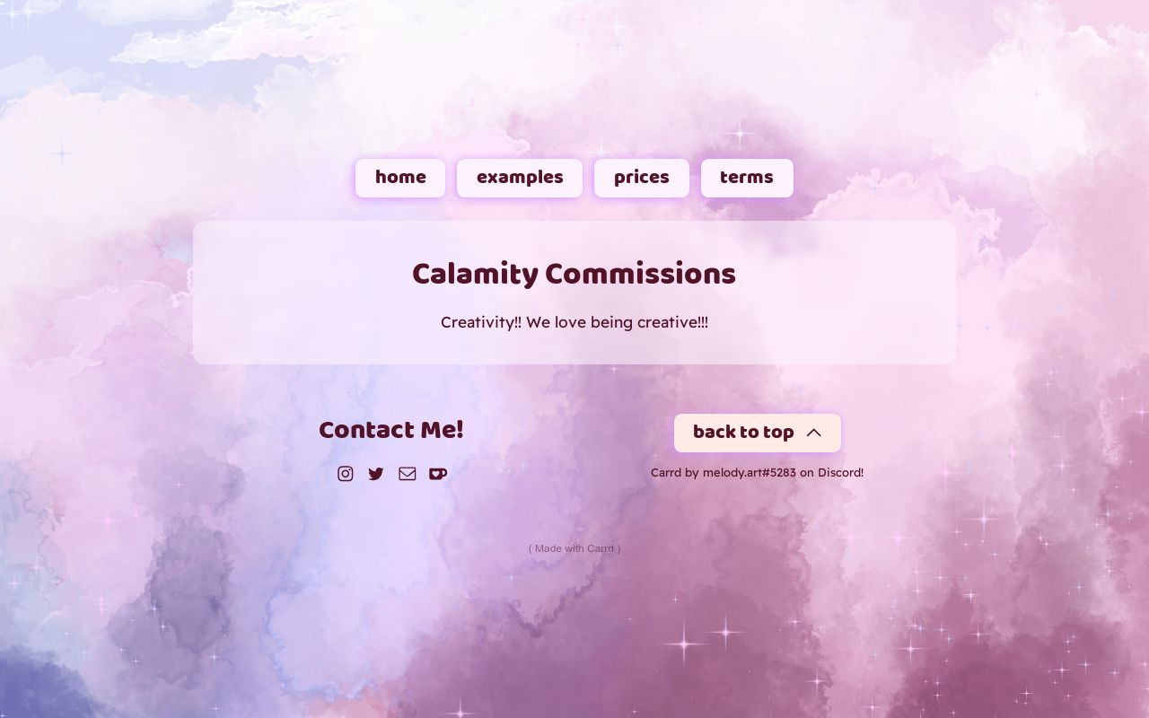 calamity commissions